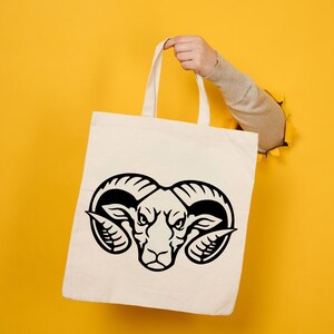 Ram Head SVG Bundle, Ram Face Svg, Ram Silhouette, Ram Cut Files for ...