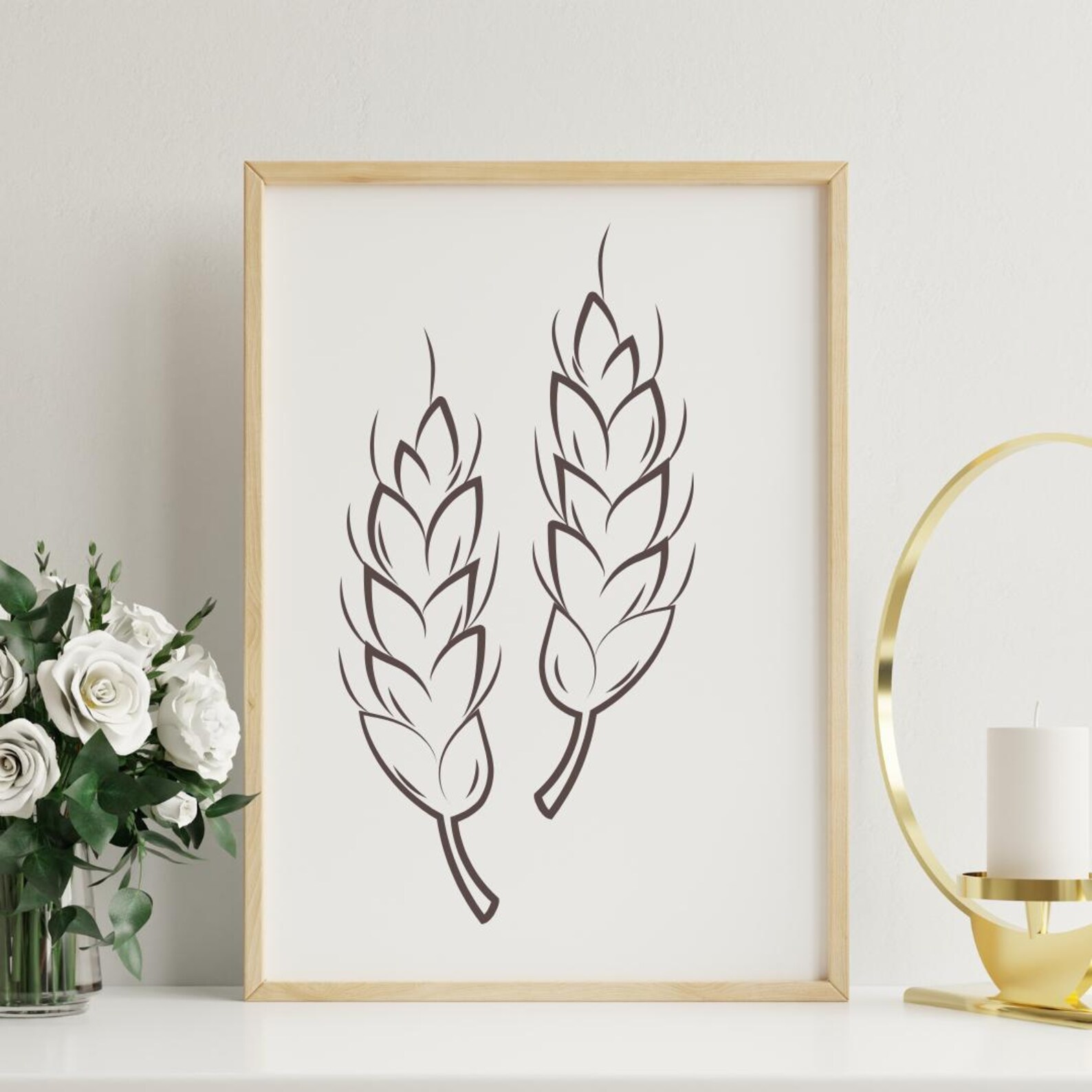 Wheat Svg Bundle, Wheat Vector, Grain Svg, Wheat Cut Files for Cricut ...