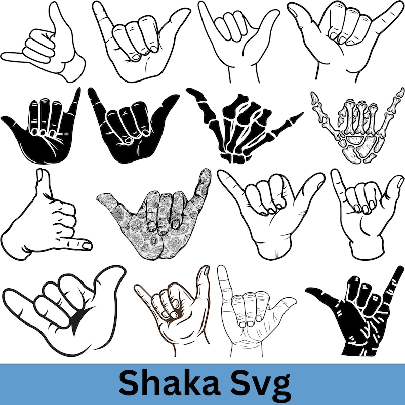 Shaka Sign - Etsy