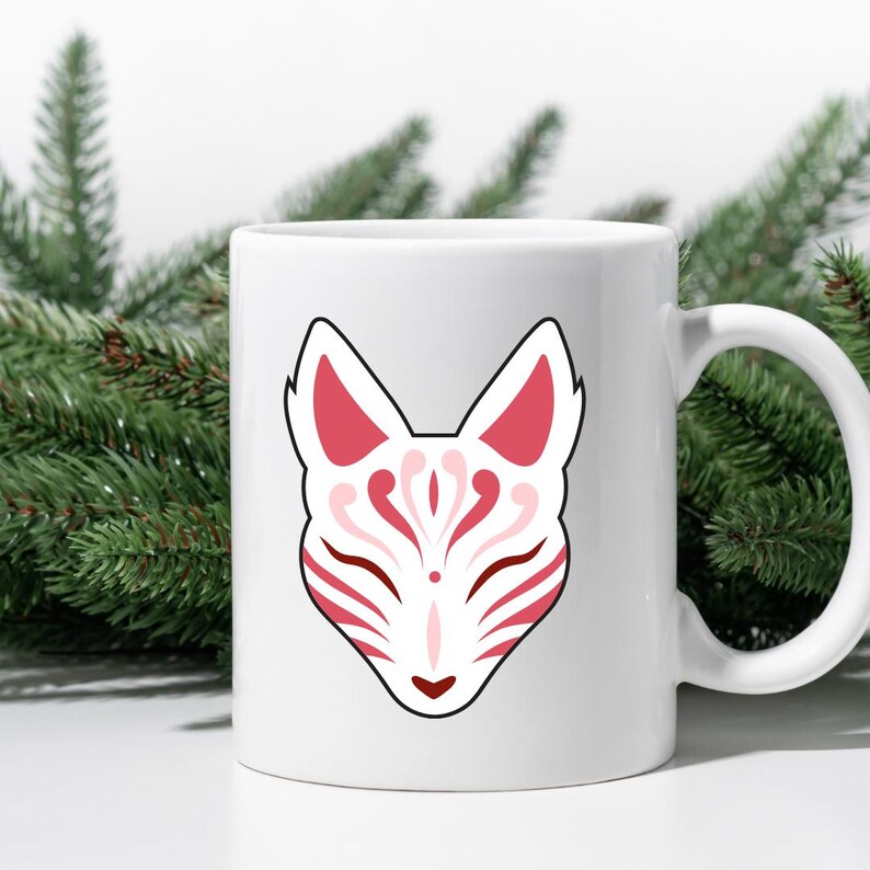 Japanese Mask SVG Bundle, Demon Mask Svg, Demon God Asia, Samurai Mask ...