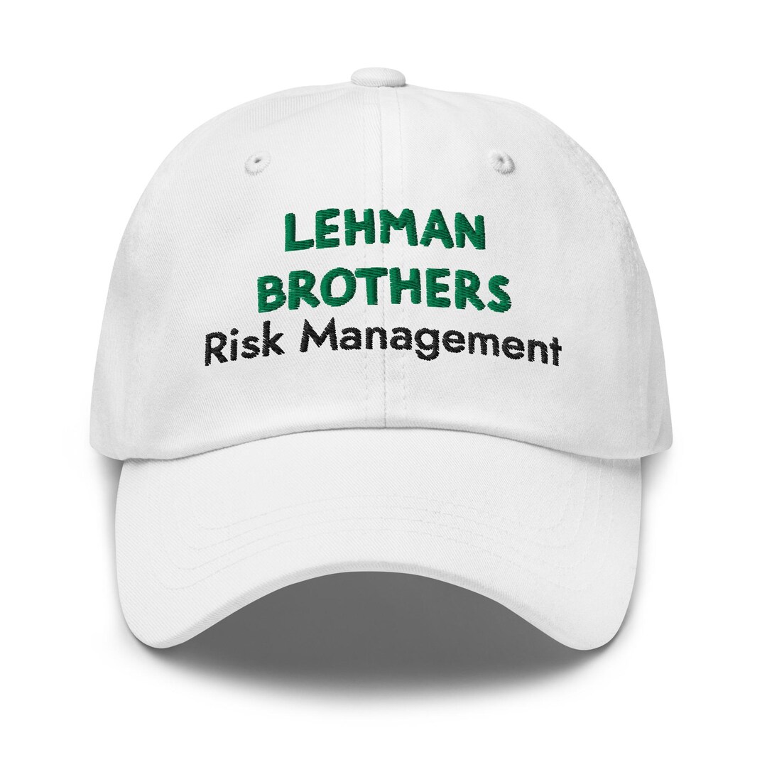Lehman Brothers Dad Hat, Risk Management Department Cap, Lehman Bro ...