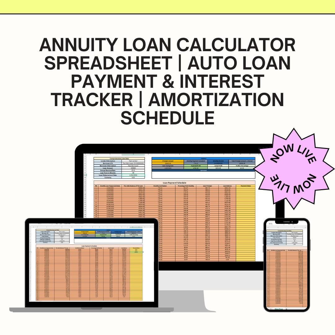 Debt Payoff Tracker | Loan Repayment Calculator | Auto Loan Payment ...