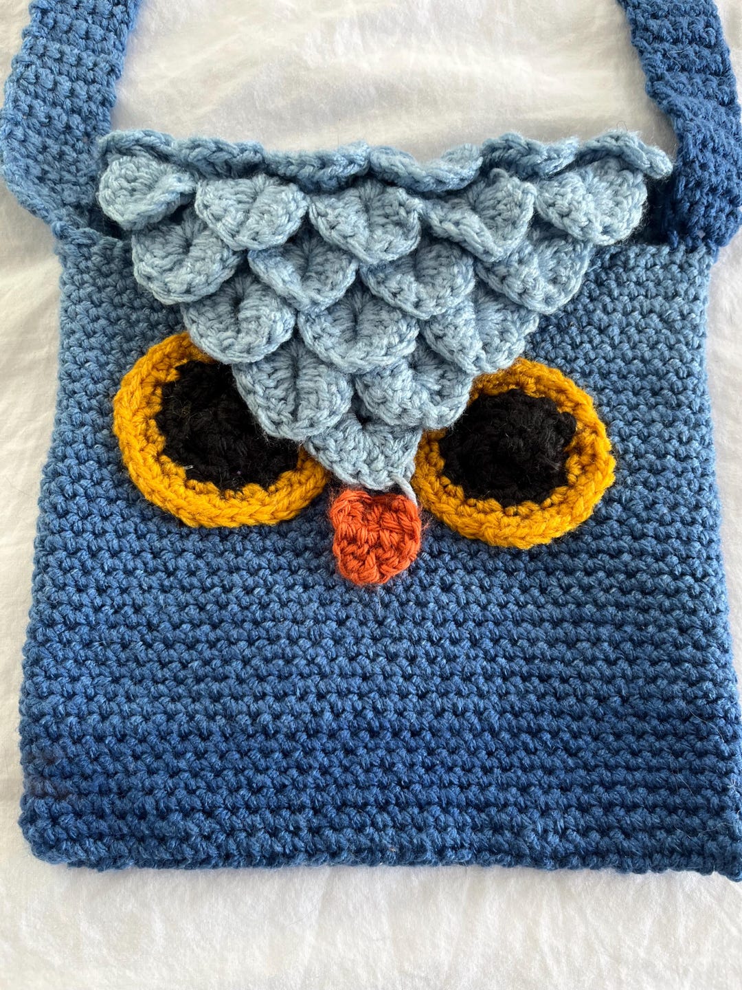 Handmade Crochet Owl Crossbody Bag – Whimsical Animal Purse - Etsy