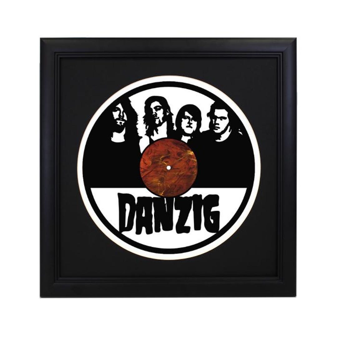 Custom Danzig Die Cut Record - Home Decor, Retro Album Decor, Wall Art ...