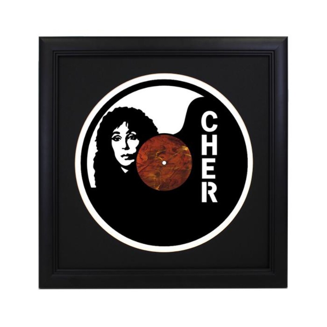 Custom Cher Die Cut Record - Home Decor, Retro Album Decor, Wall Art ...