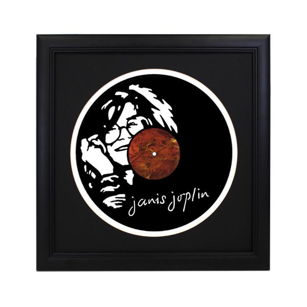 Custom Janis Joplin Die Cut Record - Home Decor, Retro Album Decor ...