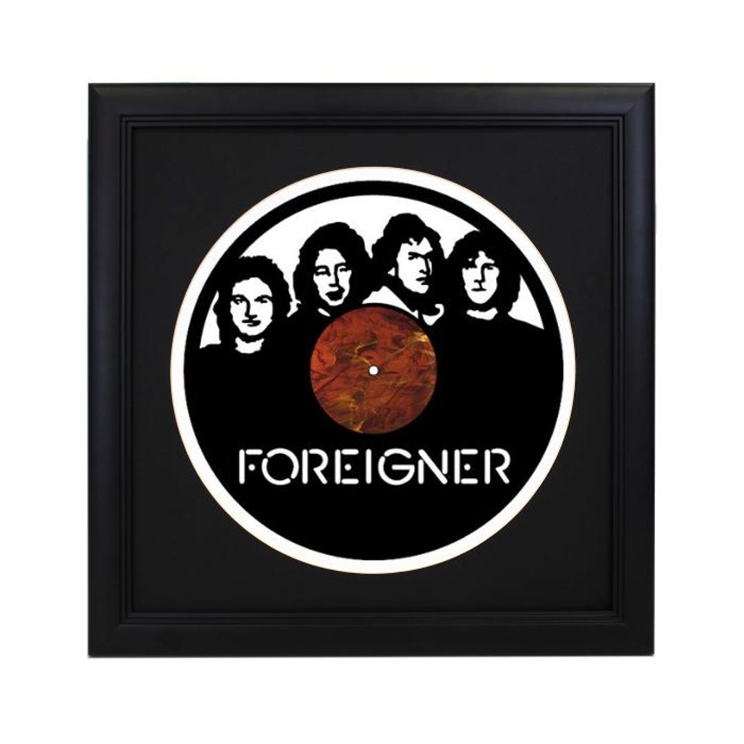 Custom Foreigner Die Cut Record - Home Decor, Retro Album Decor, Wall ...