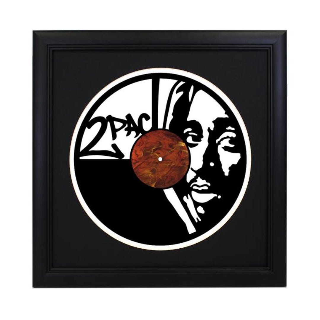 2pac Die Cut Record - Tupac Shakur Rap Hip Hop Memorabilia - Etsy