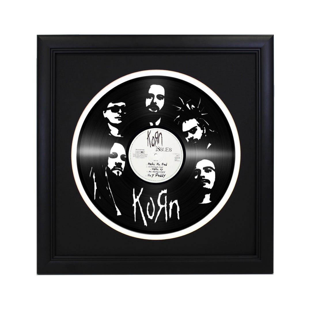 Custom Korn Cut Record - Home Decor, Retro Album Decor, Wall Art, 3D ...