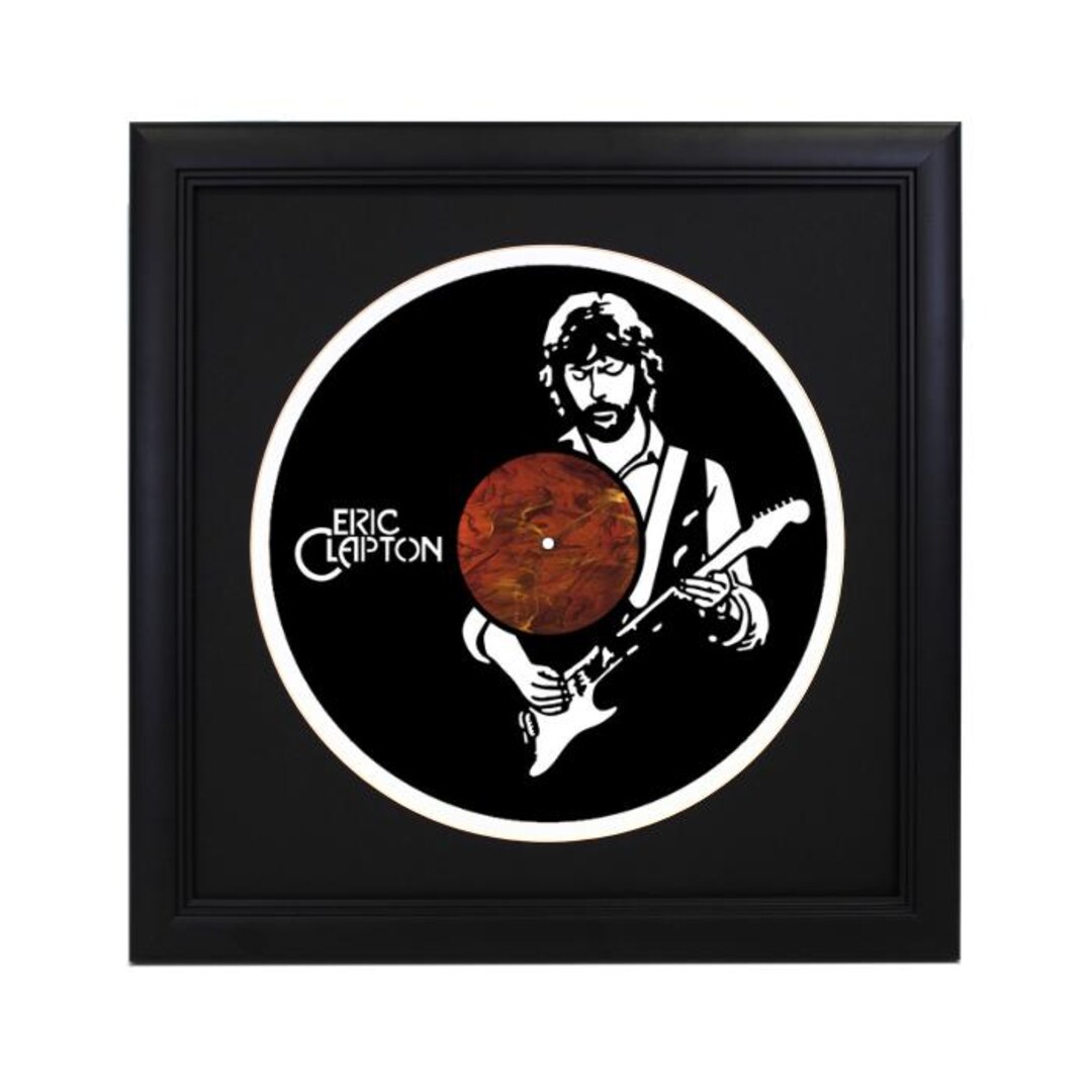 Custom Eric Clapton Die Cut Record - Home Decor, Retro Album Decor ...