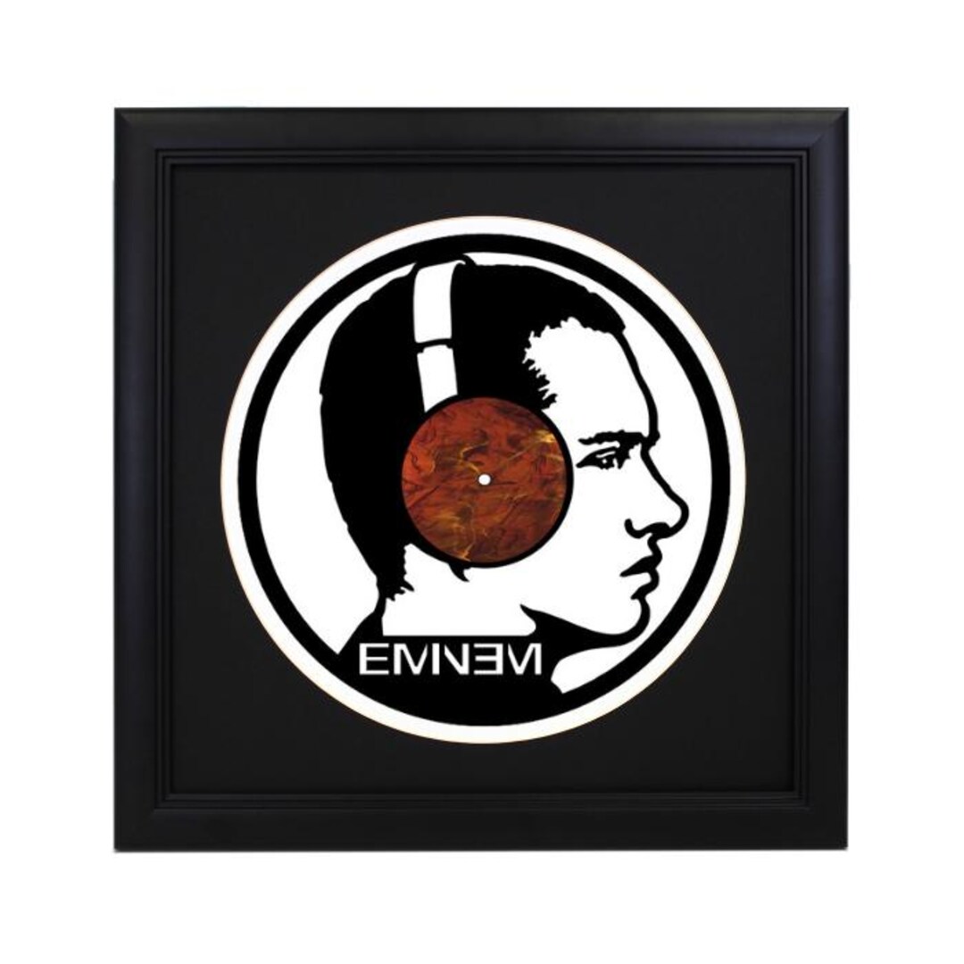 Custom Eminem Die Cut Record - Home Decor, Retro Album Decor, Wall Art ...