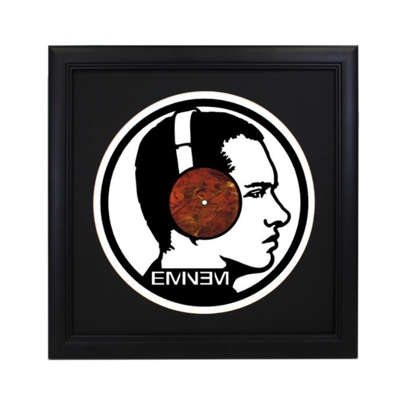 Custom Eminem Die Cut Record - Home Decor, Retro Album Decor, Wall Art ...