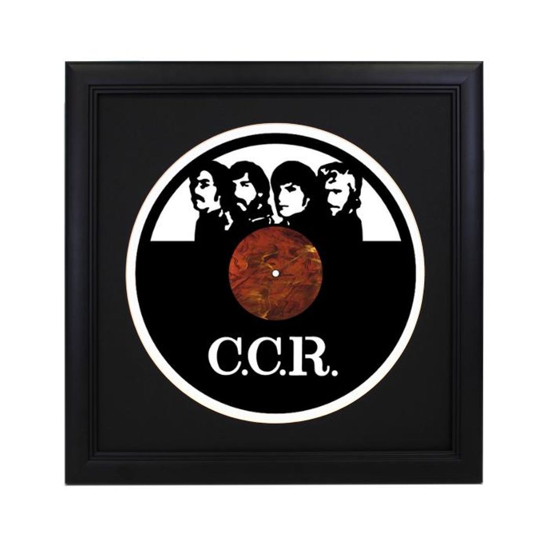 Custom Creedence Clearwater Revival Die Cut Record - Home Decor, Retro ...