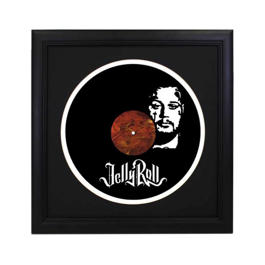 Custom Jelly Roll Die Cut Record - Home Decor, Retro Album Decor, Wall ...