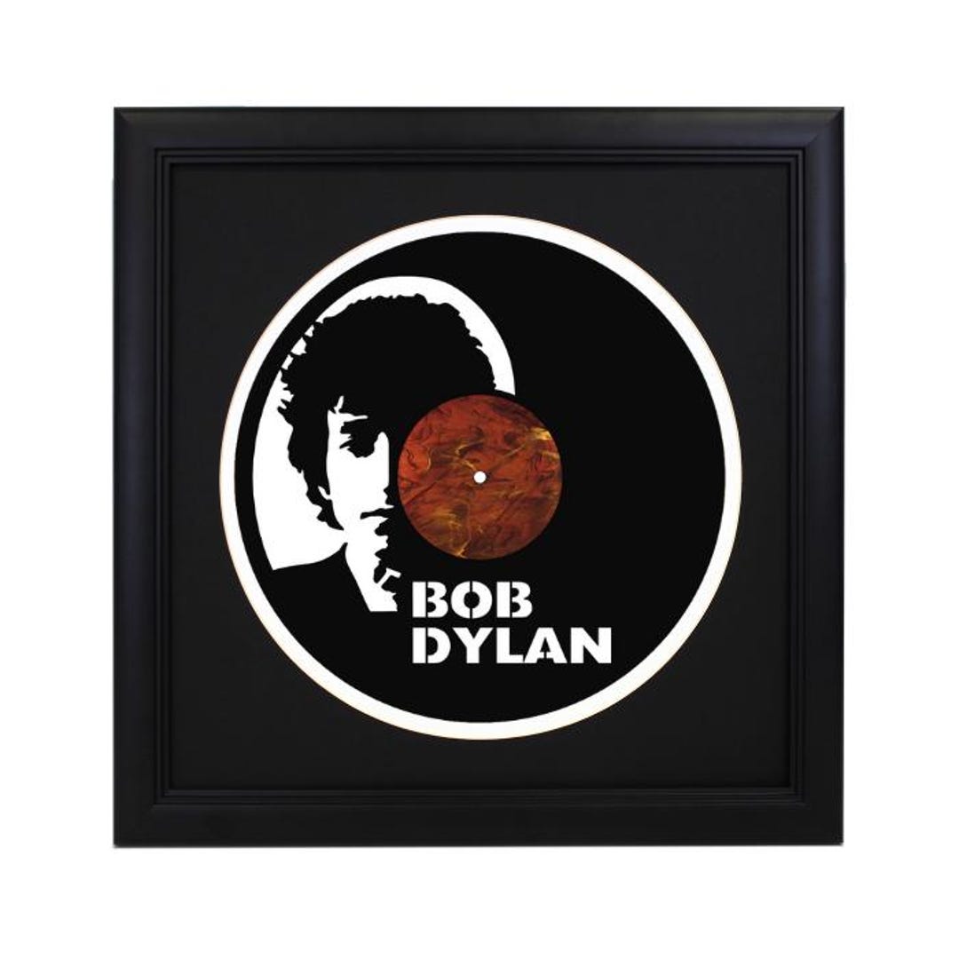 Custom Bob Dylan Die Cut Record - Home Decor, Retro Album Decor, Wall ...