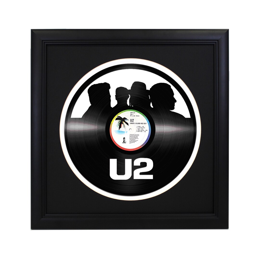 Custom U2 Die Cut Record Rock N Roll Art Original Viny Retro Decor Gift ...