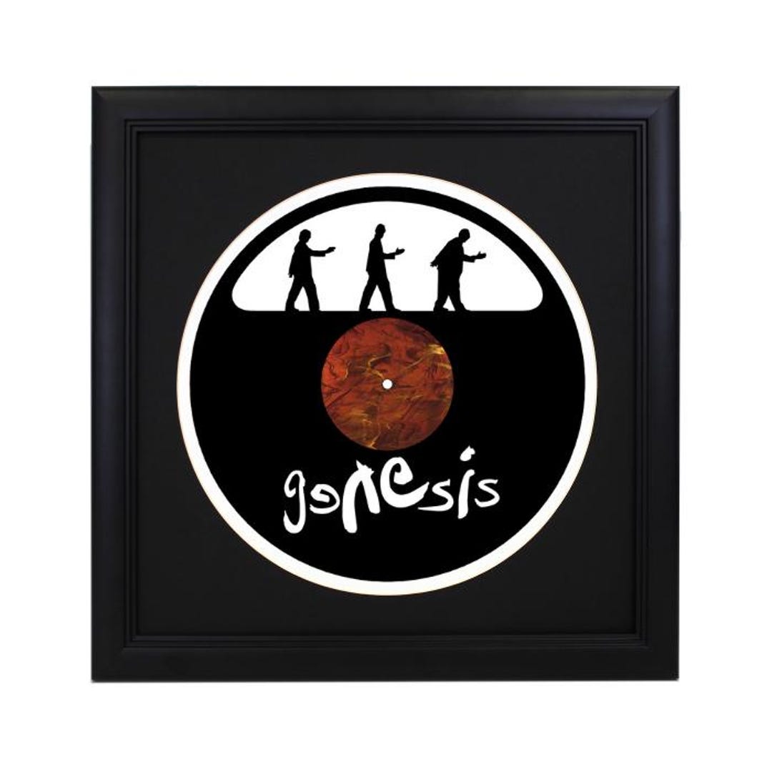 Custom Genesis Die Cut Record - Home Decor, Retro Album Decor, Wall Art ...
