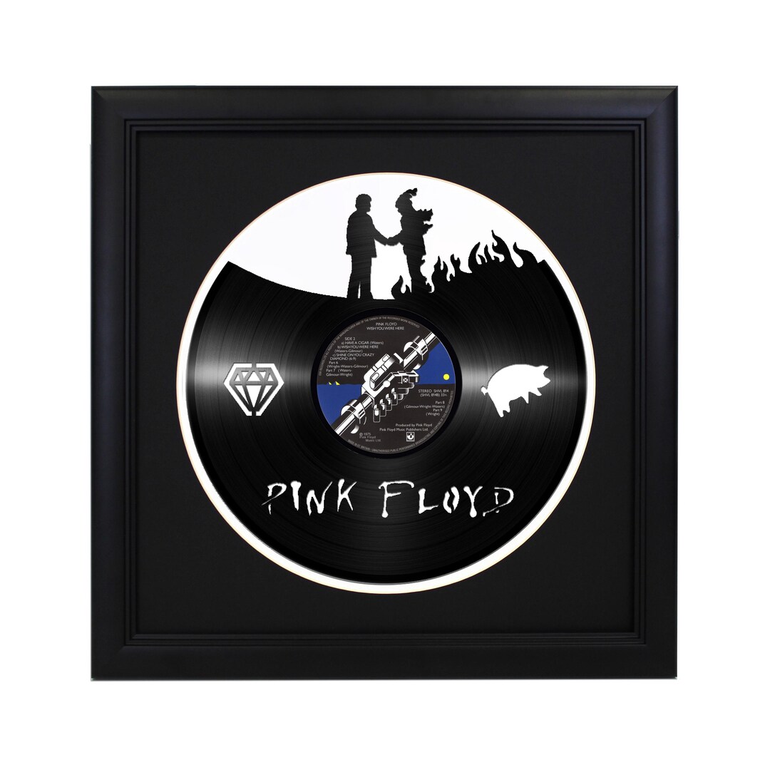 Custom Pink Floyd Die Cut Record - Home Decor Retro Album Decor Wall ...