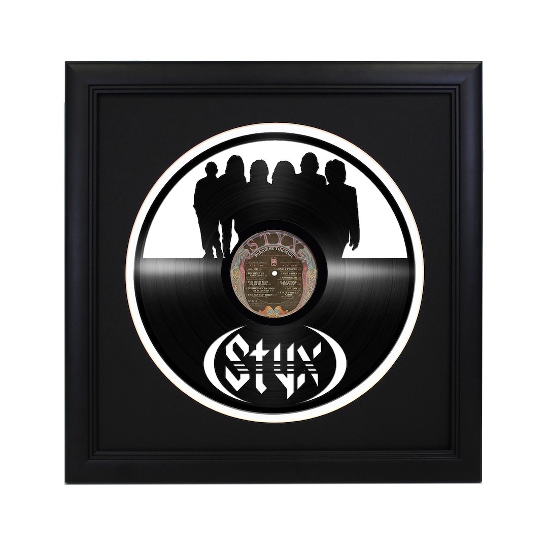 Custom Styx Die Cut Record Rock N Roll Art Original Viny Retro Decor ...