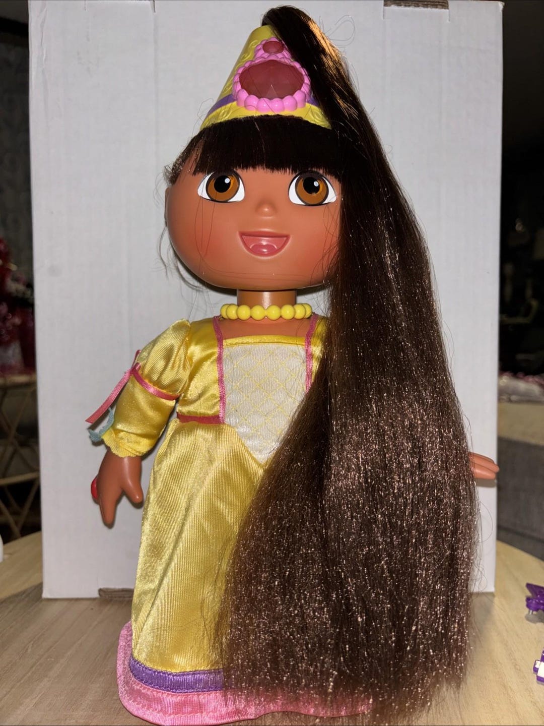 Vintage Dora the Explorer Magic Hair Fairytale Princess Doll Talks ...