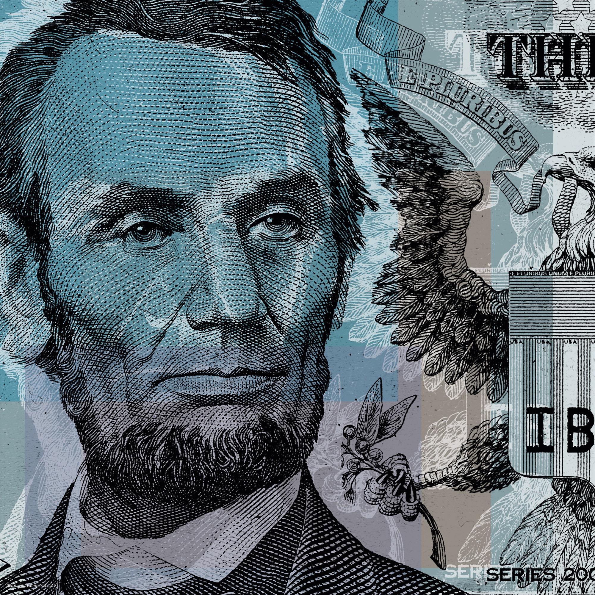 Abraham Lincoln Portret Tekening