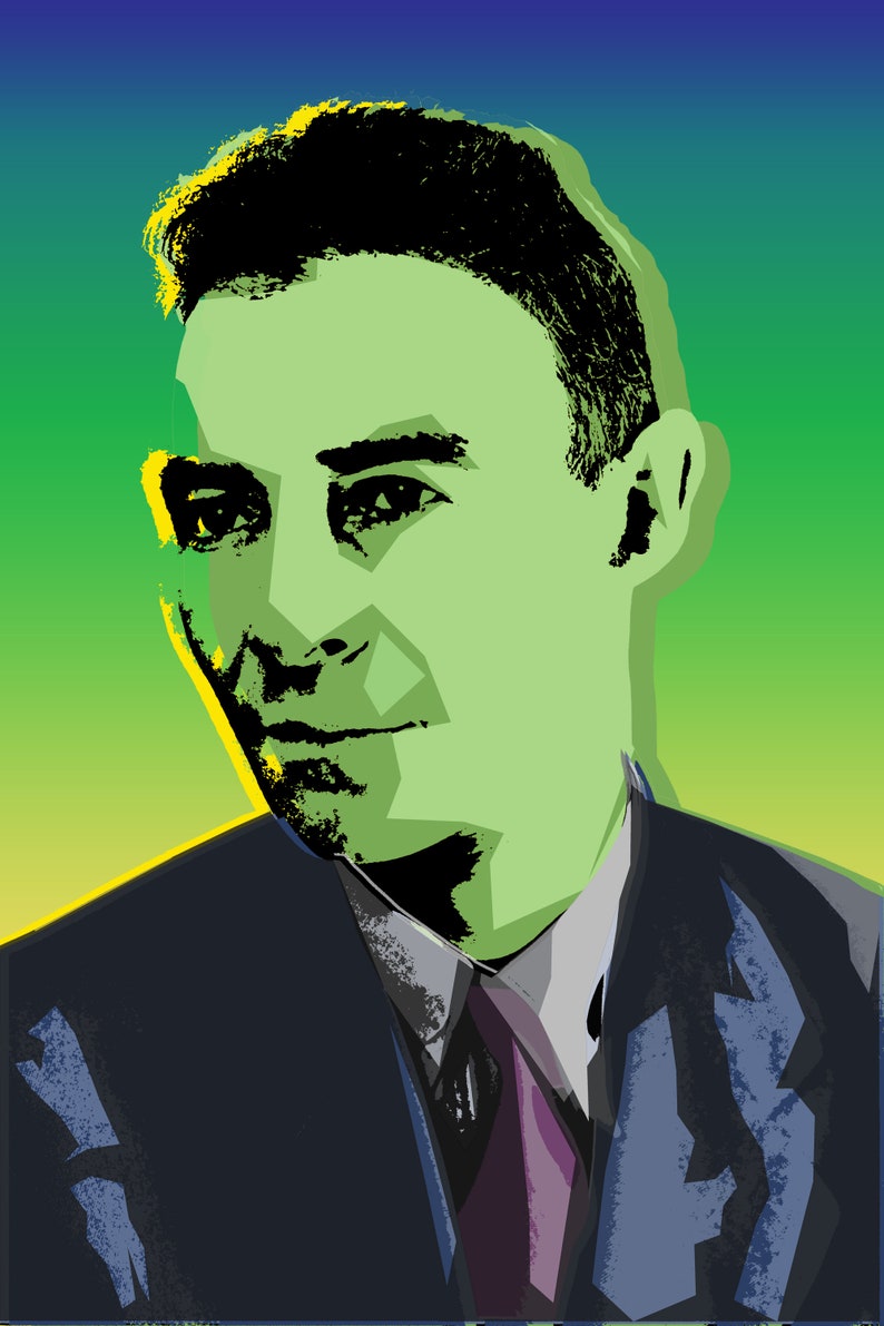 Robert Oppenheimer Pop Art Warhol Style Giclee Print - Etsy
