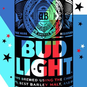 Bud Light Can 24"x36" Pop Art Poster - Giclee on Canvas - Etsy