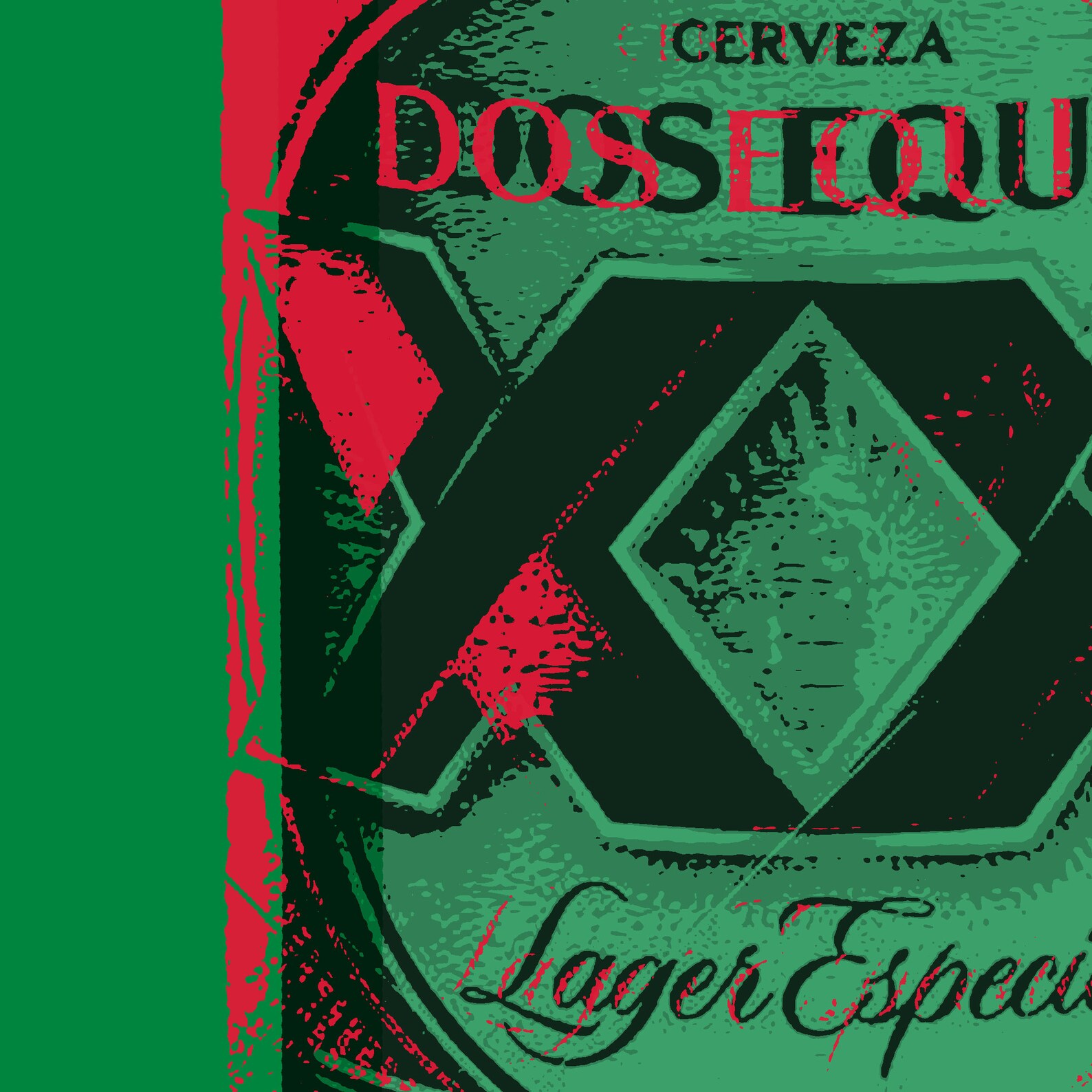 Dos Equis Pop Art Warhol Style Print 15 X 72 - Etsy