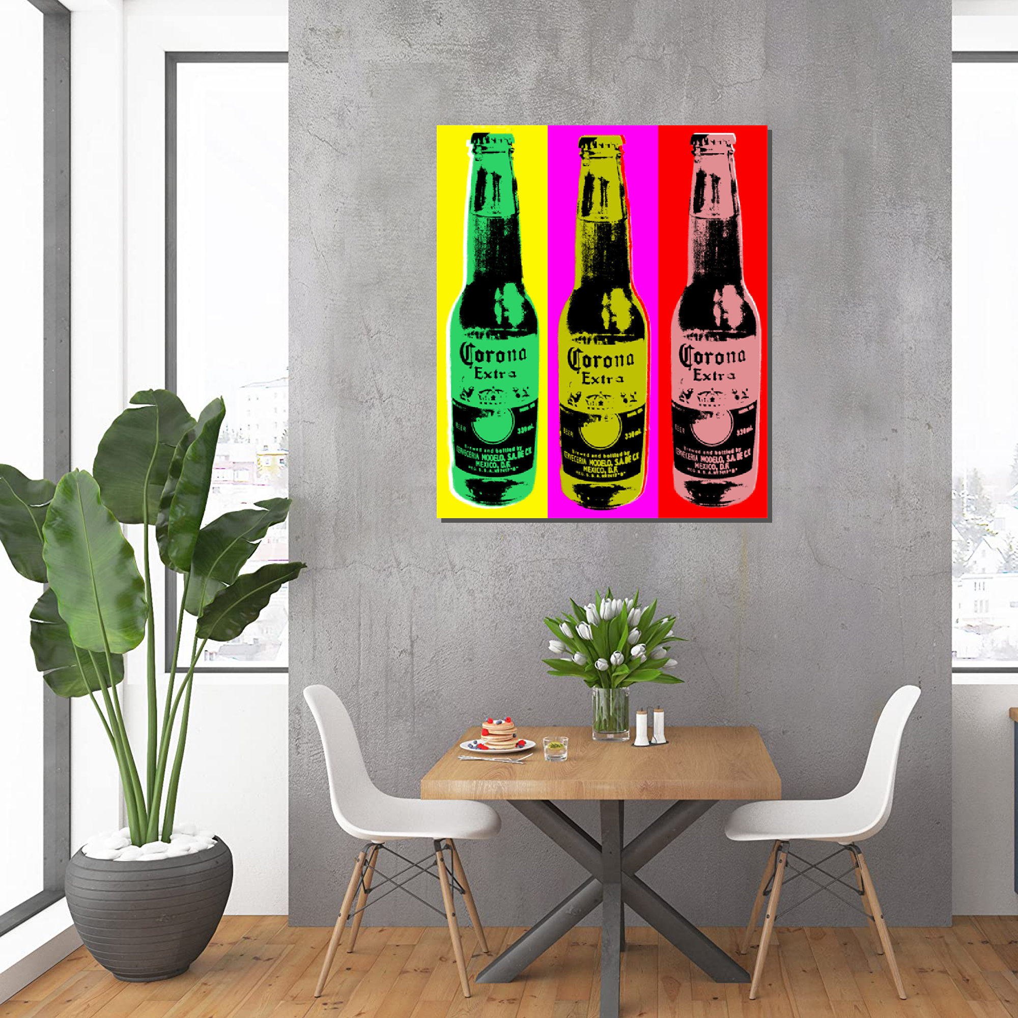Corona Beer Pop Art Warhol Style Print - Etsy