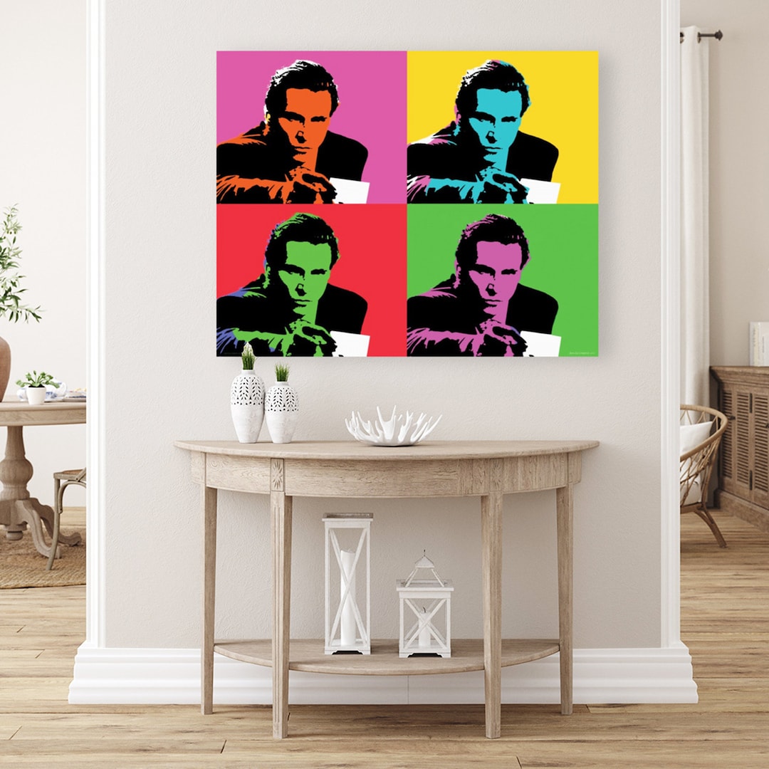 American Psycho Pop Art 4 Panels Giclee Print - Etsy