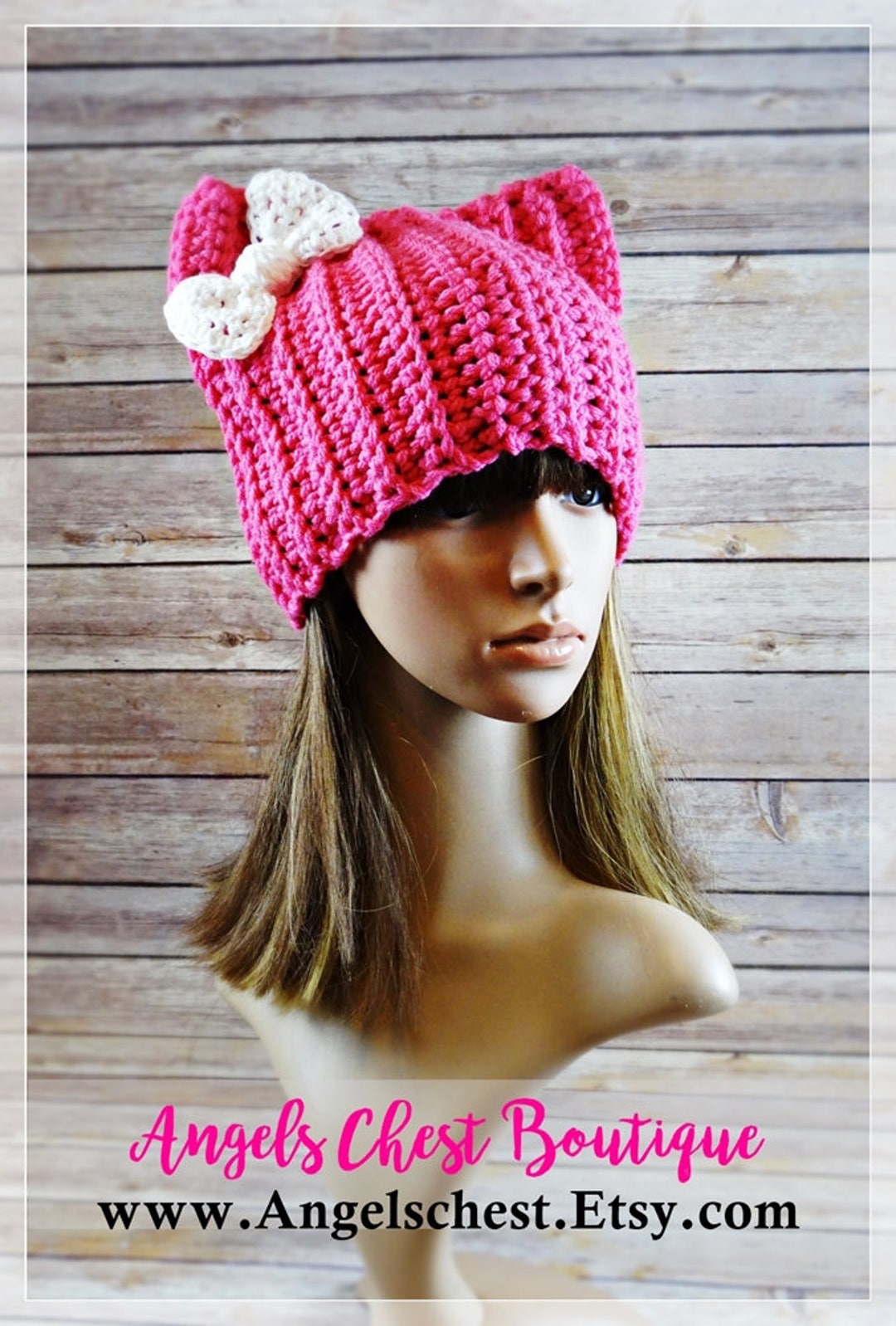 Pussycat Hat Pattern Crochet Pattern Pussyhat Pattern Cat Beanie Hat