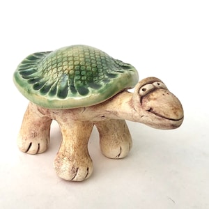 Turtle Small Stoneware Handmade - Etsy