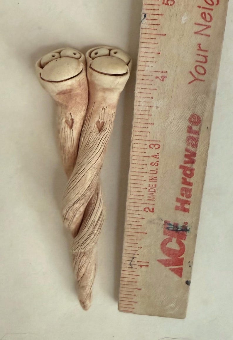Planter Creeps Tiny Double Handmade Stoneware - Etsy