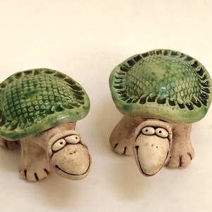 Turtle Small Stoneware Handmade - Etsy