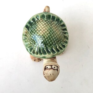 Turtle Small Stoneware Handmade - Etsy