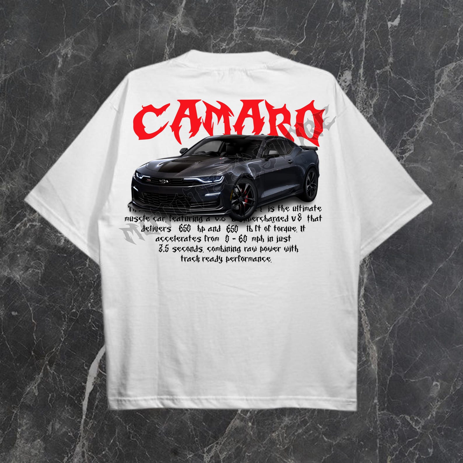 Chevrolet Camaro ZL1 Shirt, Supercharged V8 Muscle Car Tee, High ...