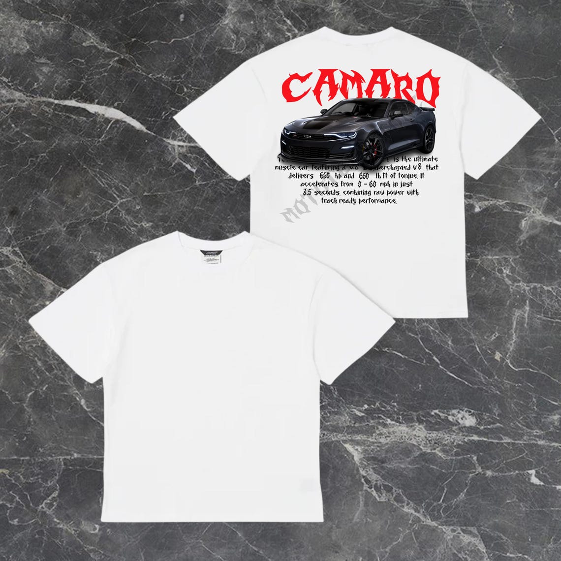 Chevrolet Camaro ZL1 Shirt, Supercharged V8 Muscle Car Tee, High ...