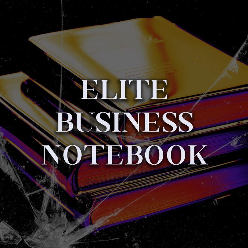 Business Planner Notebook | Personal Planner | Digital and Printable ...