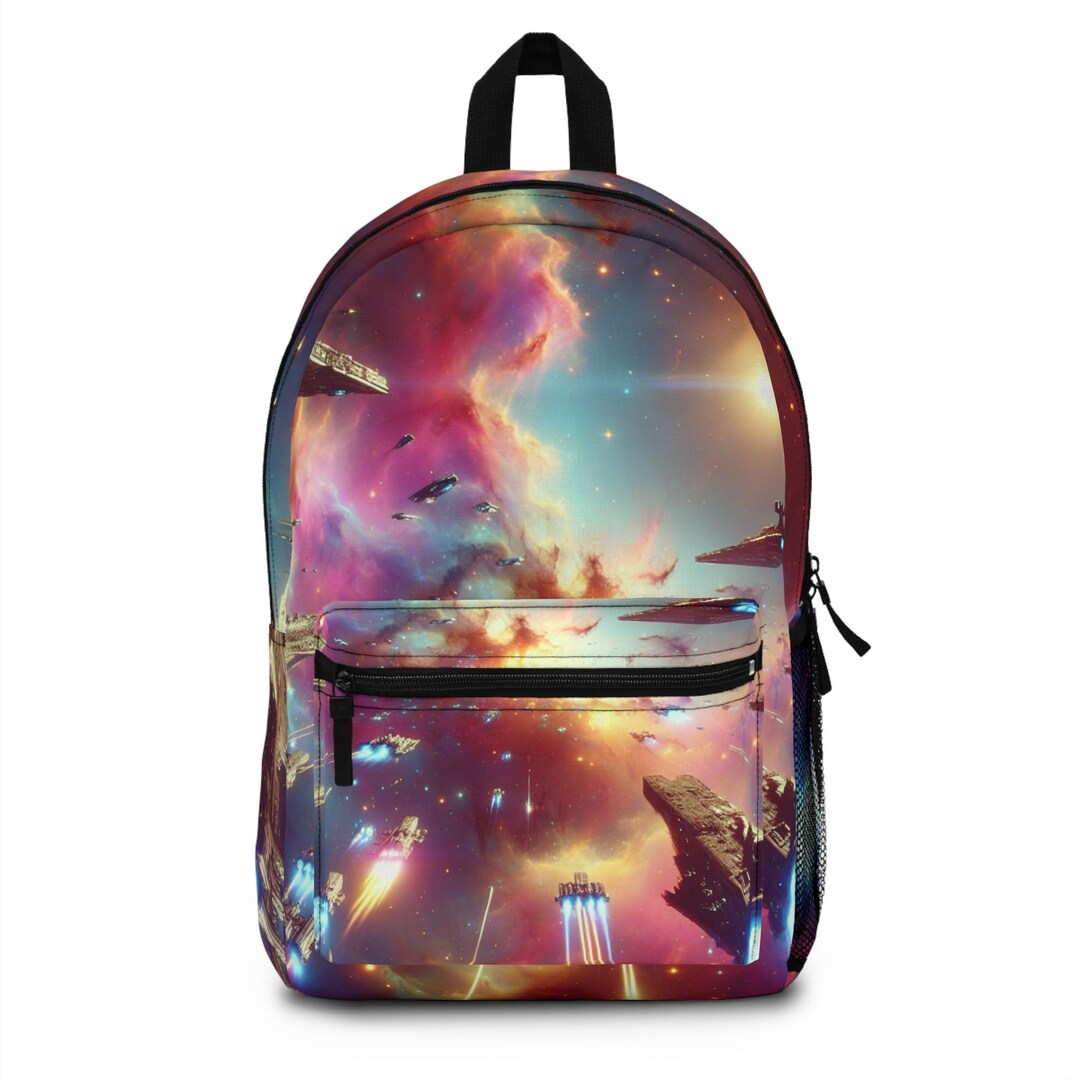 Cosmic Adventure Backpack - Galaxy Space Design, Perfect for School ...