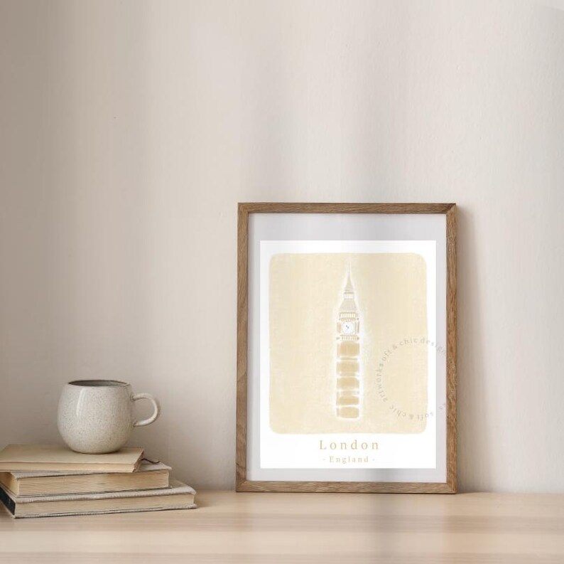 Big Ben Print, Big Ben Drawing, London England Poster, Europe Art ...