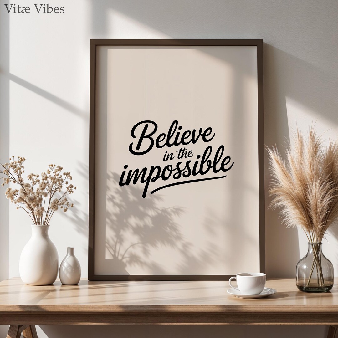 Positivity Sentence Poster | Quote About Life Print | Minimalist Self ...