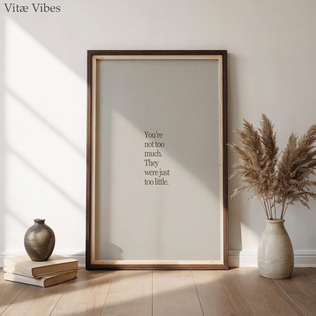 Quote About Life Poster | Inspirational Proverbs Print, Minimalist ...