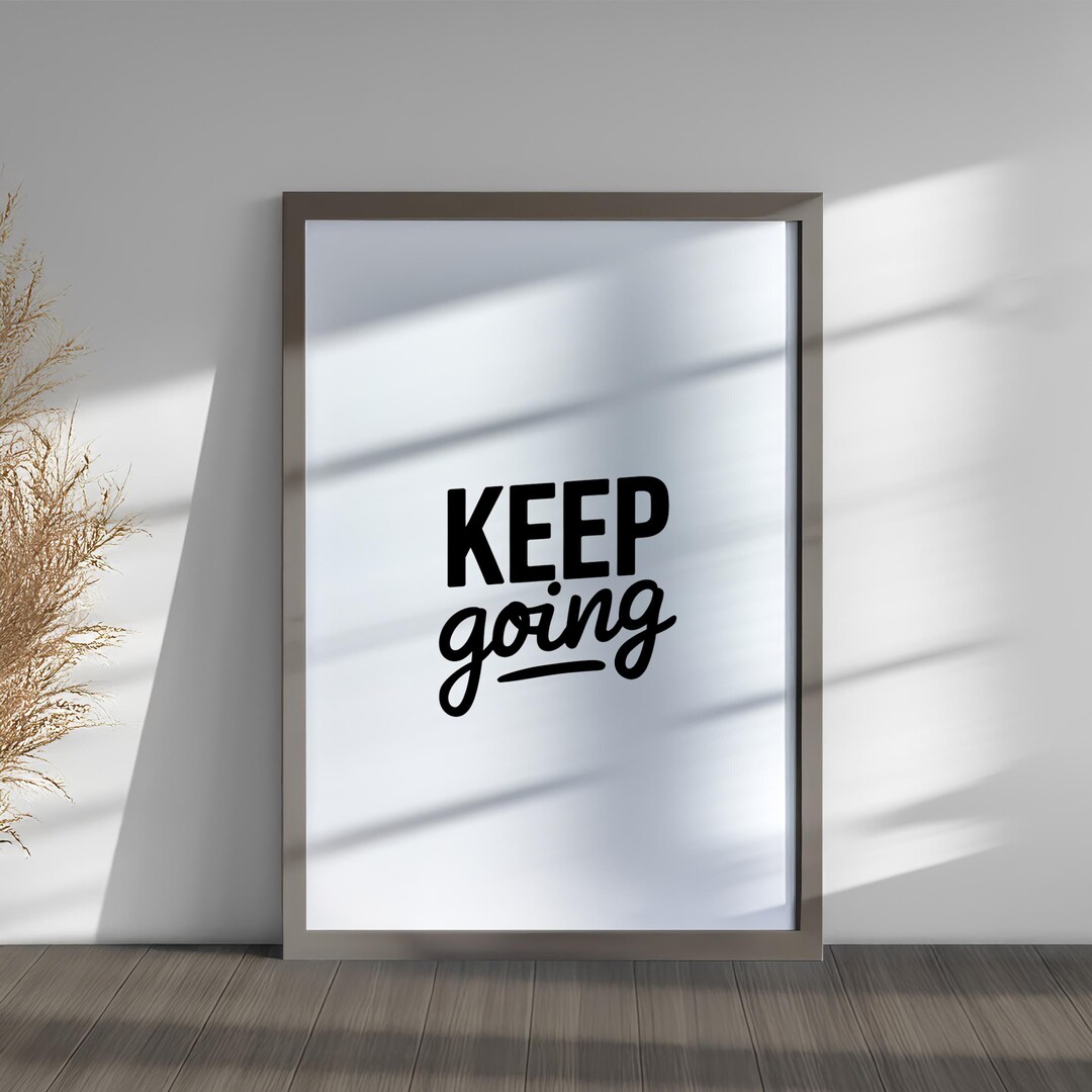 Quote About Life Poster | Inspirational Proverbs Print, Minimalist ...