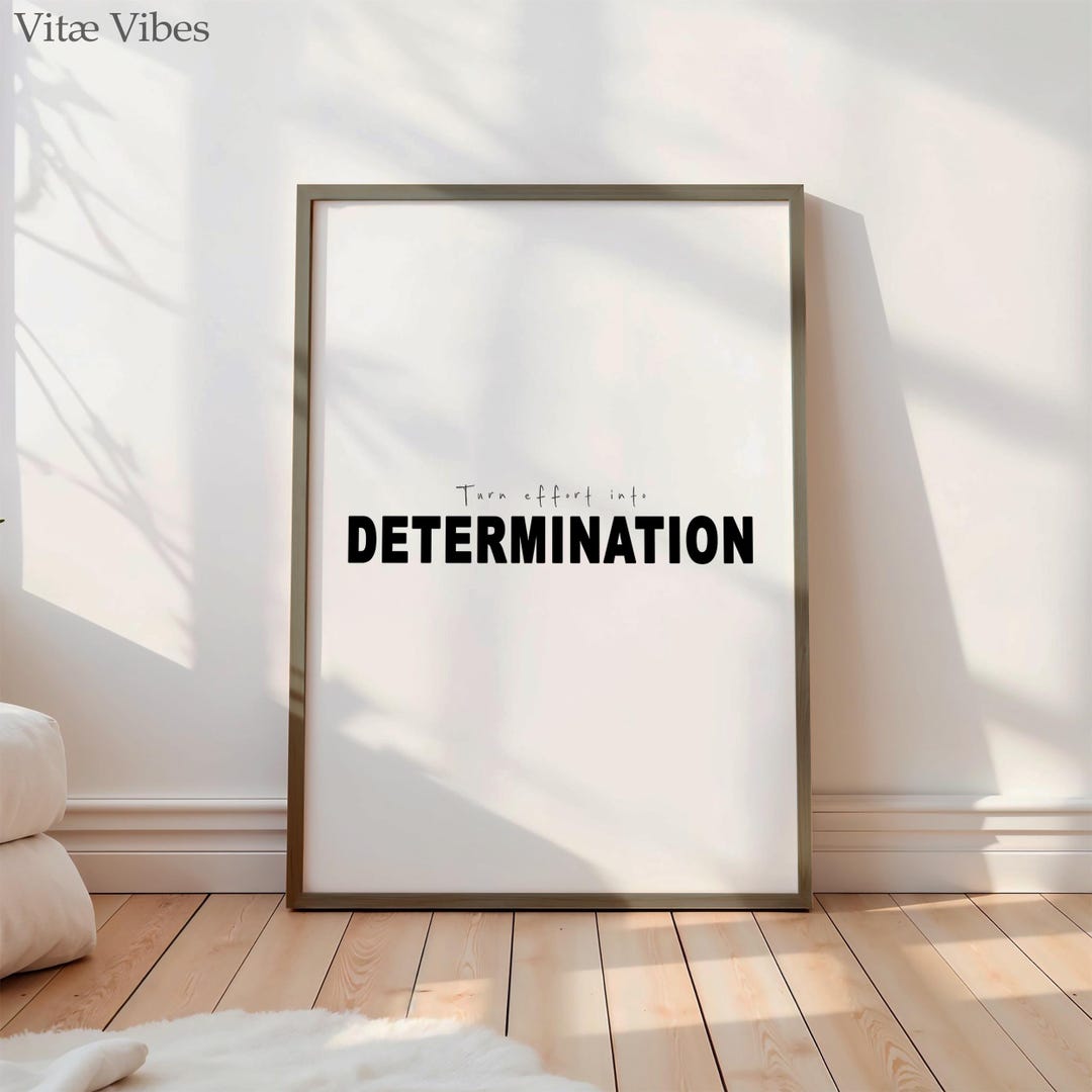 Daily Affirmation Wall Art | Self Growth Quote Poster | Minimalist ...