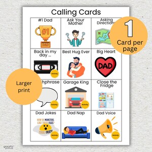 Dad Bingo - Printable Group Game for Father's Day, Birthdays, & Beyond ...