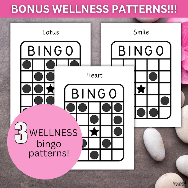 Wellness Bingo Game | Printable Mindful Group Activity for Teams ...