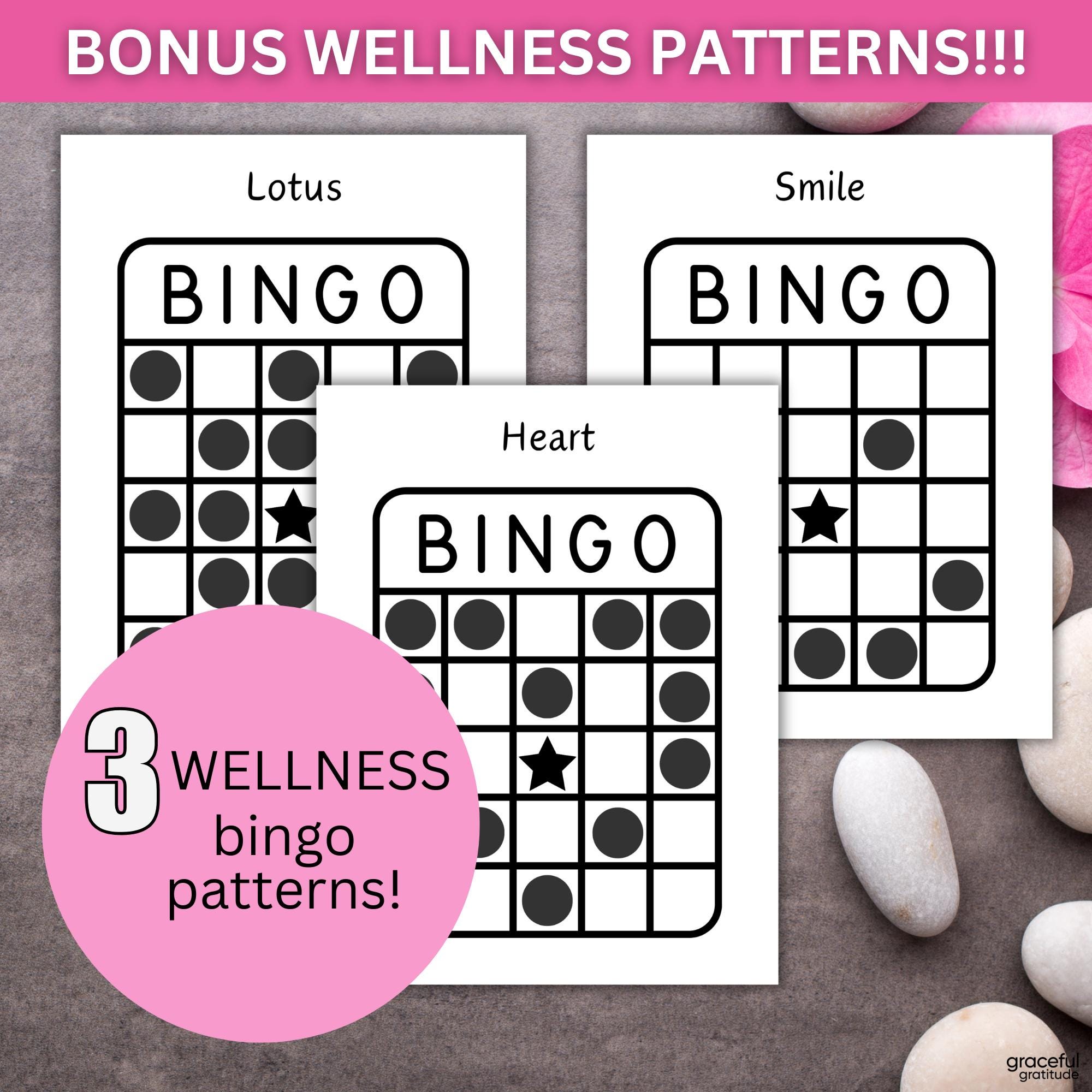 Wellness Bingo Game | Printable Mindful Group Activity for Teams ...