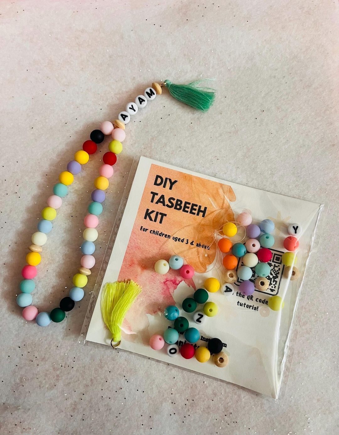 Tasbeeh DIY Kit for Kids | Ramadan Eid Gift | Ramadan Activity ...