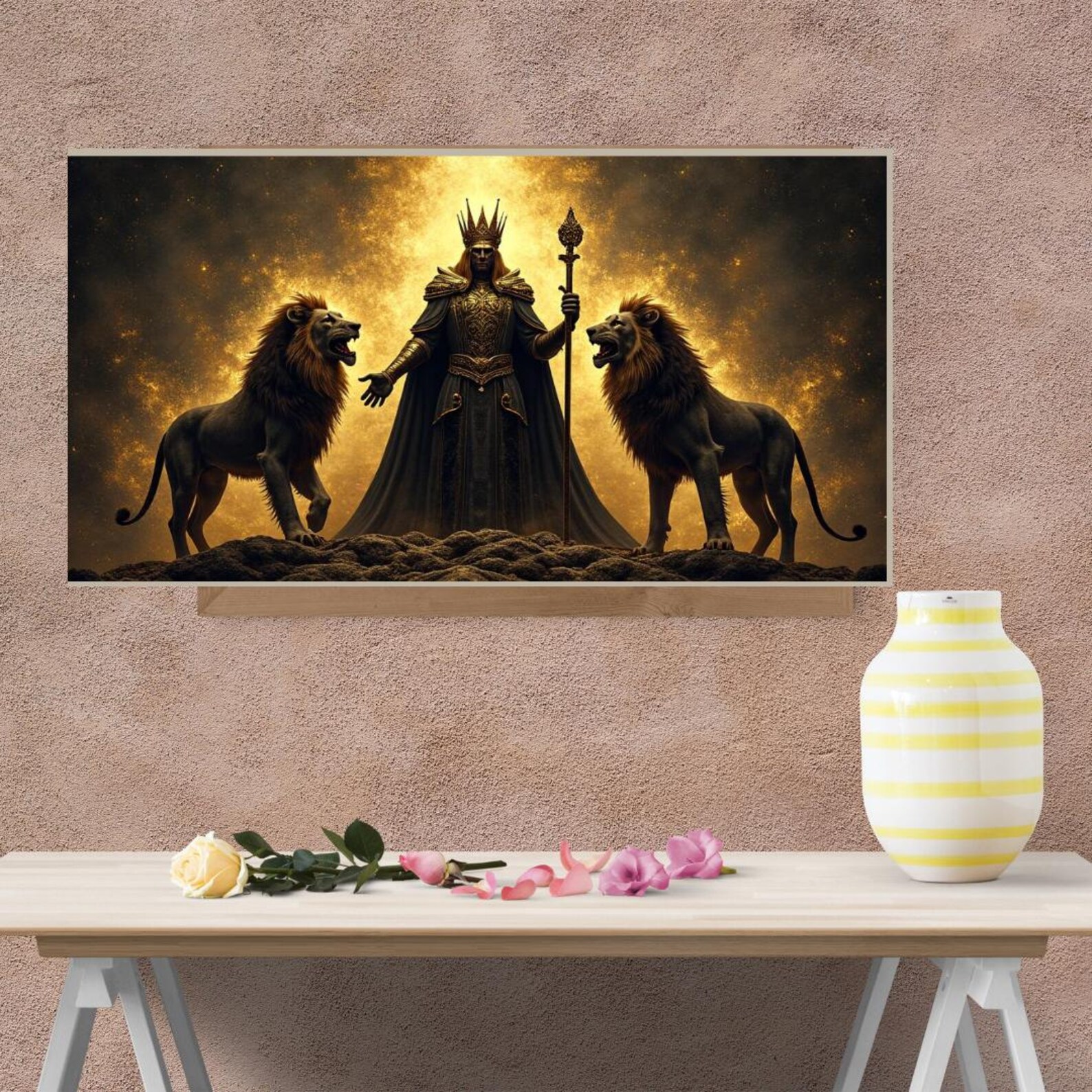 The King of Many Rights Art Print - Regal Inspirational Wall Decor ...