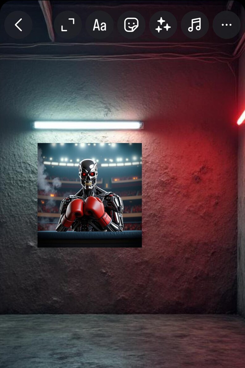 Cybernetic Boxer – Futuristic AI Robot Fighter Digital Art - Etsy